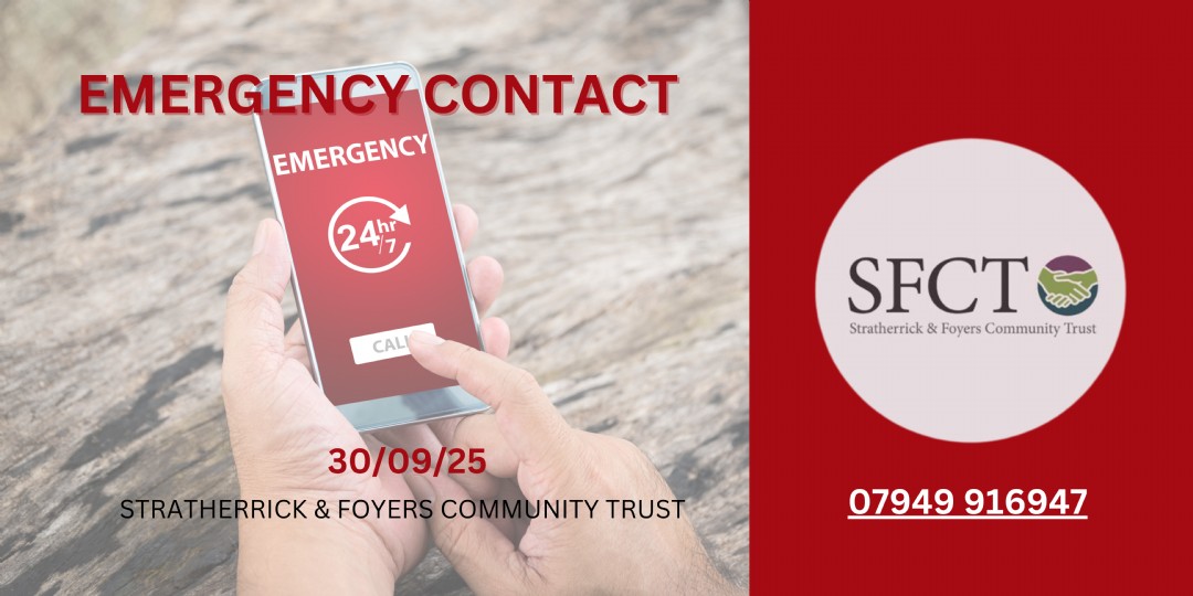 SFCT Emergency Contact | 19 November 2025 | Stratherrick & Foyers ...